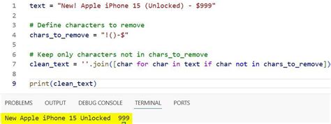 Remove Multiple Characters From A String In Python