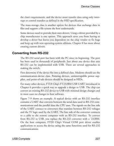 Device Classes The Class