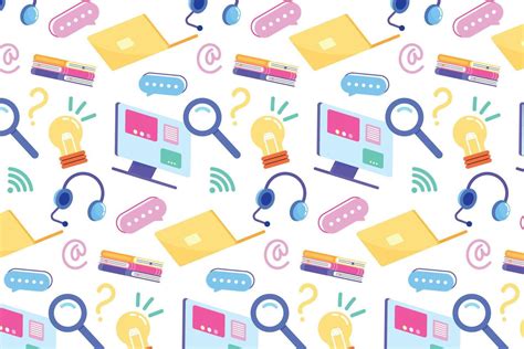 Internet Pattern Concept Vector Art Icons And Graphics For Free Download