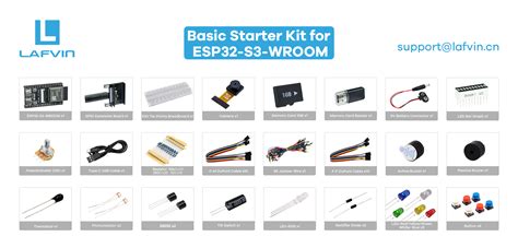 Component List — Basic Starter Kit For Esp32 S3 Wroom Documentation