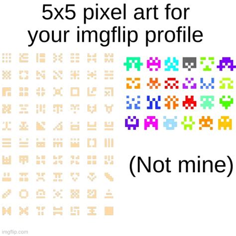 Pixel Art 5x5 Grid