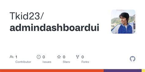 GitHub Tkid Admindashboardui