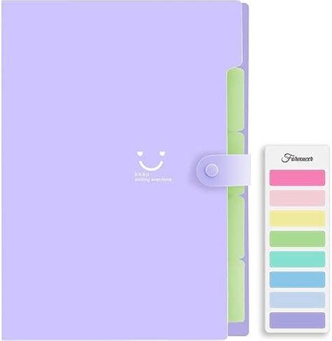 Sooez Elegant Accordion File Organizer With Labels 8 Pocket Expanding File Folder