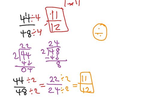 ShowMe Simplifying Monomial Fractions