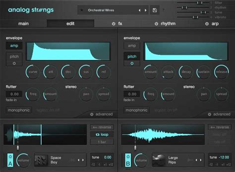 Output Analog Strings Output Instruments