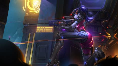 Bakgrundsbilder Videospel Widowmaker Overwatch X Lunarcat