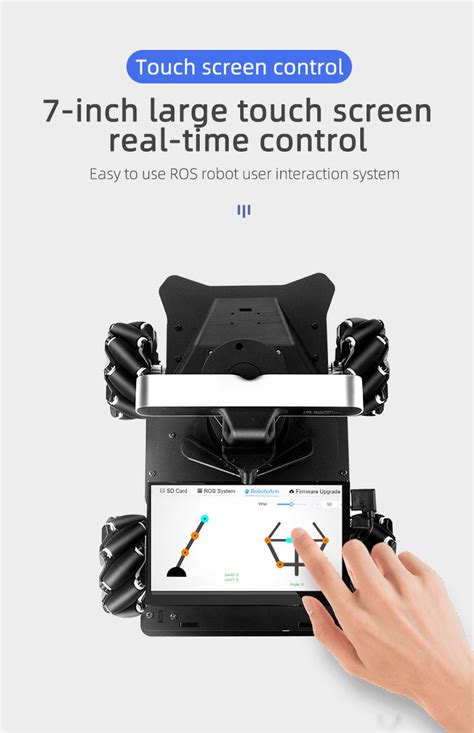 Xiaor Geek Mros Lidar Depth Camera Smart Mecanum Wheel Programmable Ro
