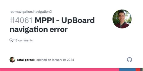 mppi upboard navigation error · issue 4061 · ros navigation