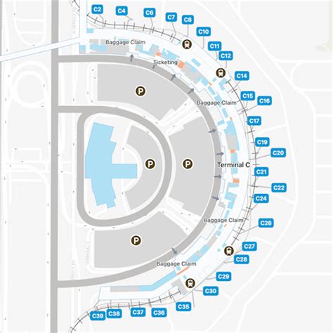 Dallas Fort Worth Airport Terminal C Map And Guide