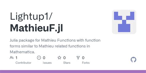 github lightup1 mathieuf jl julia package for mathieu functions with