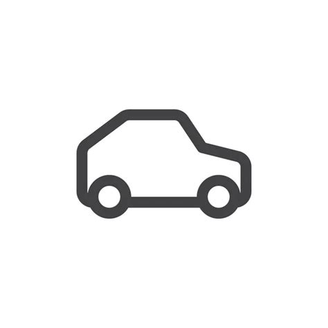 Pickup Car Line Icon Linear Style Sign Mobile Concept Web Stock Vector By ©avicons 674173742