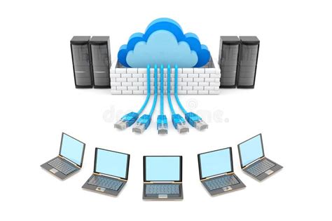 Cloud Computing Devices Stock Illustration Illustration Of Processors