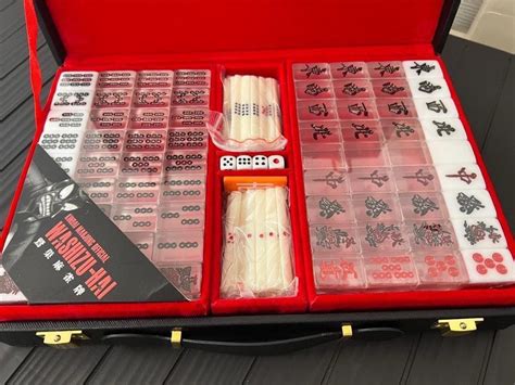 Akagi Mahjong Legend Akagi Iwao Washizu Transparet Tile Set Japan New