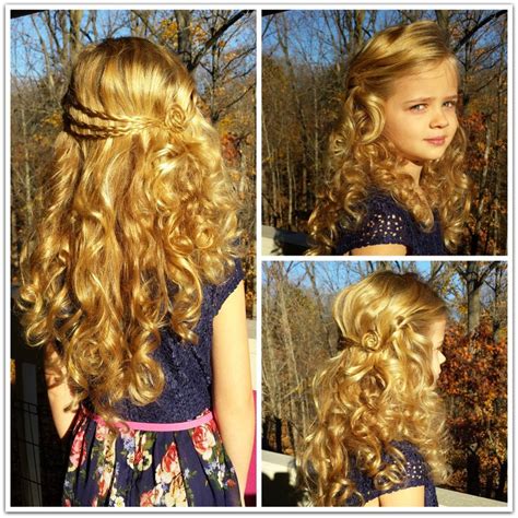 Whimsical Braids With Sock Curls