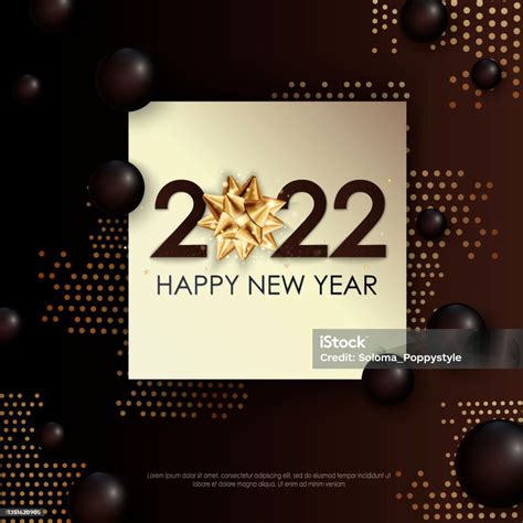 새해 복 많은 2022 고급스러운 화이트 넘버와 골드 스플래시 인사말 카드 디자인 템플릿 파티 포스터 초대 금 빛나는 별 색종이