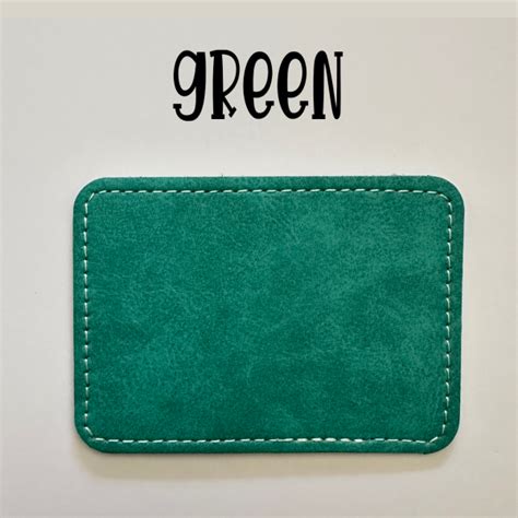 Rectangle Leather Patches Jojos Sublimation Blanks