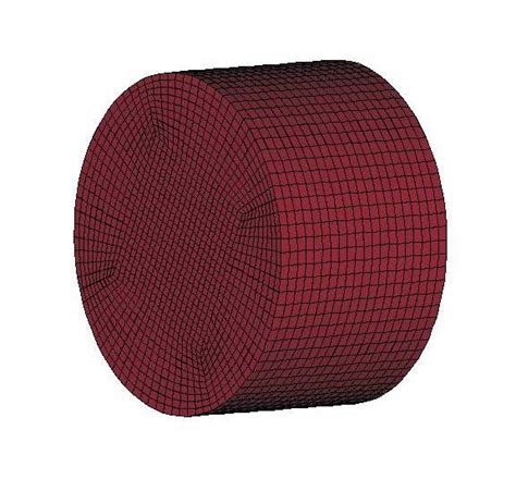 Finite Element Mesh Of The Specimen Download Scientific Diagram