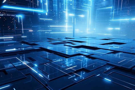 Premium Photo Business Background In Blue Abstract Futiristic Style Premium Photo Business Background In Blue Abstract Futiristic Style