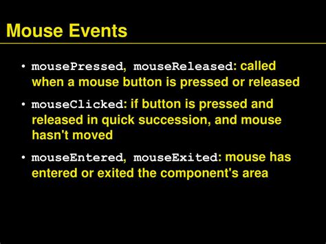 PPT Chapter 12 Event Handling PowerPoint Presentation Free Download ID 1060267