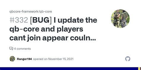 Bug I Update The Qb Core And Players Cant Join Appear Coulnt Not Load Resource Issue