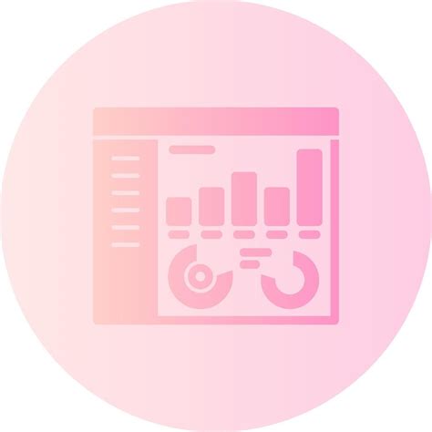 Chart Gradient Circle Icon 39529533 Vector Art At Vecteezy