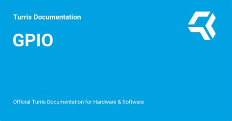 Gpio Turris Documentation
