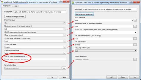 v split vert model builder dialog box · issue 25600 · qgis qgis · github