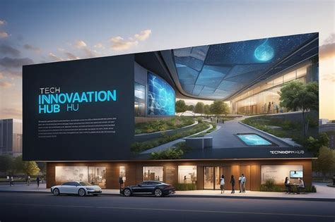 Premium Photo Tech Innovation Hub