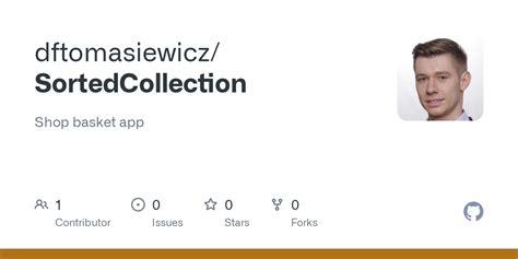 Github Dftomasiewiczsortedcollection Shop Basket App