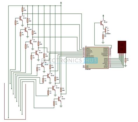 Water Level Indicator Project Circuit Working Using Avr