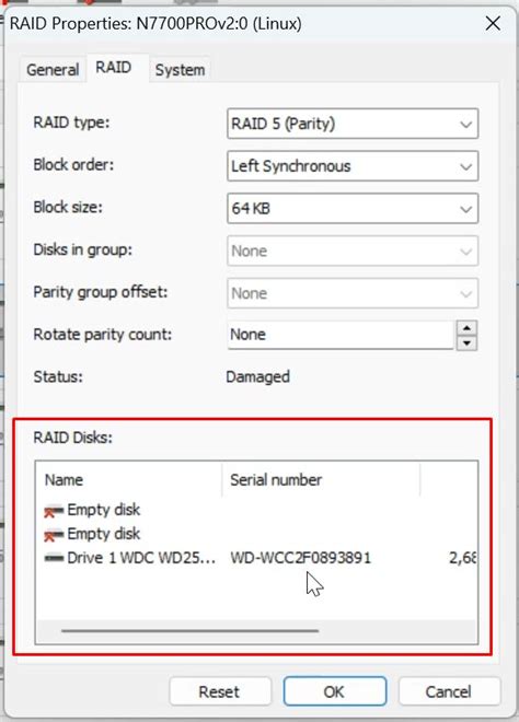 data recovery from raid 5 and 6 on thecus n7700pro nas
