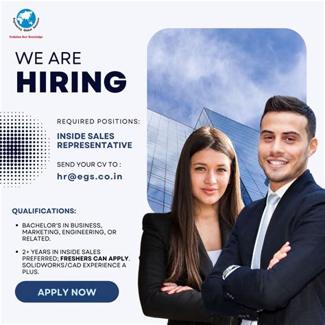 Hiringnow Salesjobs Joinourteam Careeropportunities Solidworks Cad Fresherswelcome Egs