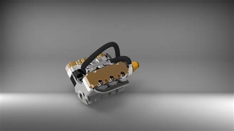 Modern Engine Parts For Assembly Practice Fun Education Pinshape