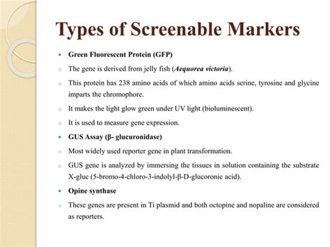 Screenable And Selectable Markers Ppt
