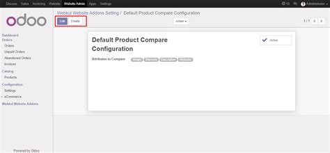 Complete User Guide For Odoo Website Product Compare
