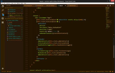 GitHub Iamgrid Summer Nights Lullaby Vscode Theme Dark Theme With Strongly Reduced Blue Light