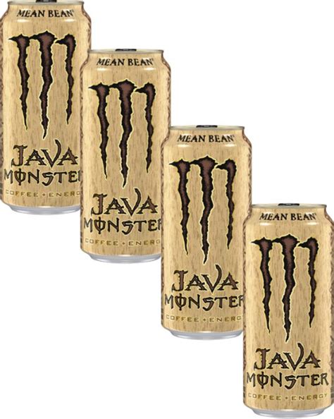 monster java mean bean usa 4 pack 4x444ml bol