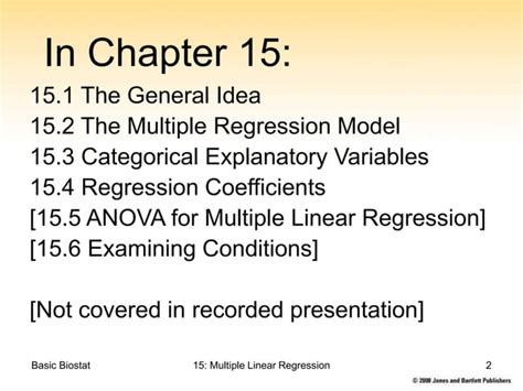 Basic Biostatisticschapter 15multiple Linear Regressonppt