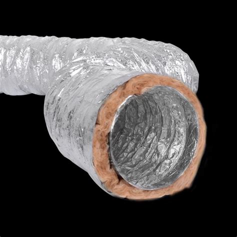 Round Aluminium Insulated Flexible Duct Pipe Electric At ₹ 500piece