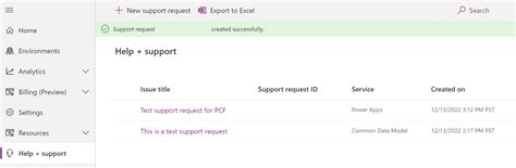 power platform에서 도움말 지원 받기 power platform microsoft learn