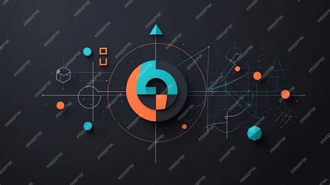 Abstract Mathematics Background Design Premium Ai Generated Image