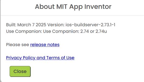 about ios android built versions app inventor for ios mit app inventor community