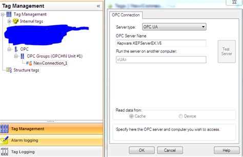 Configuration Opc Ua Connection Between Kepserverex Server And Wincc Explorer V73 Cliënt