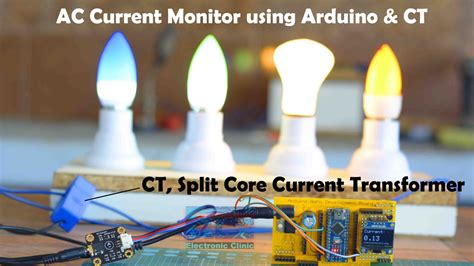 Measure Current With Arduino Split Core Current Transformer Ct