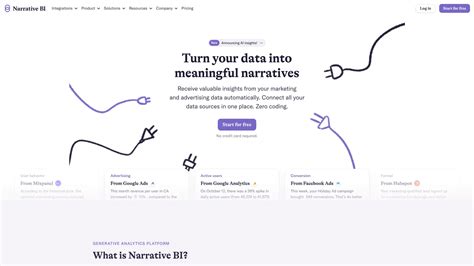 Ai Augmented Analytics Platform Narrative Bi