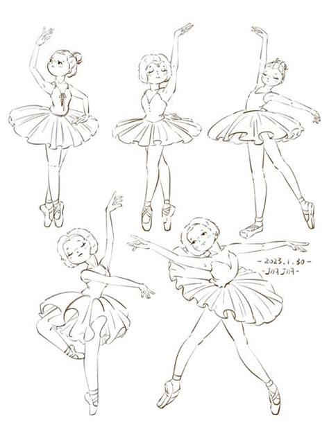 芭蕾小人简笔画铅笔（推荐13张） 简笔画图片大全