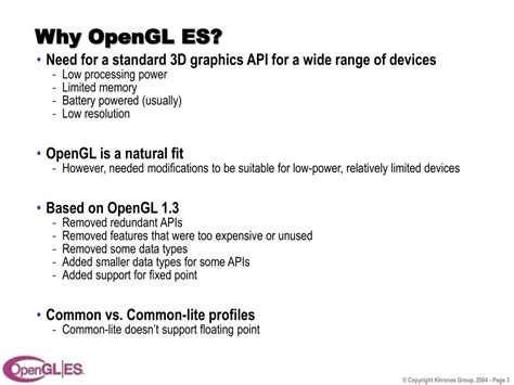 PPT OpenGL ES PowerPoint Presentation Free Download ID