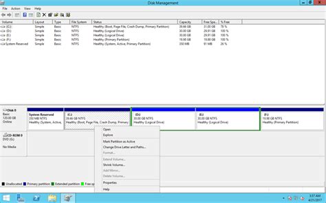 Extend Volume Greyed Out In Windows Server 2012 R2 Solved