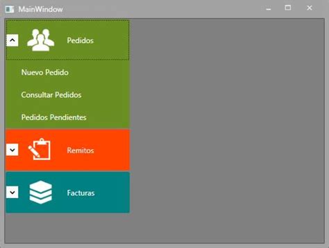 C Wpf How To Create A Lateral Menu Like This Modern Ui Stack