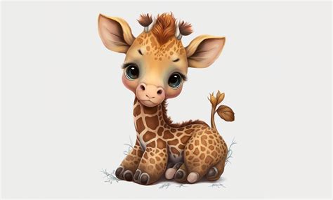 Kawaii Giraffe Cute Graphic Graphic By Poster Boutique · Creative Fabrica